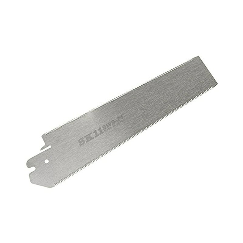【用途】 SK11替刃式両刃鋸ショートSWS-21の専用替刃 【特徴】 ・作業に合わせて8寸目と9寸目の2種類の横挽目の使い分けができる ・タテ・ヨコ・ナナメが切れる改良目を採用 ・刃先には衝撃焼入れ処理を施しており切れ味が長く持続 ・刃の...