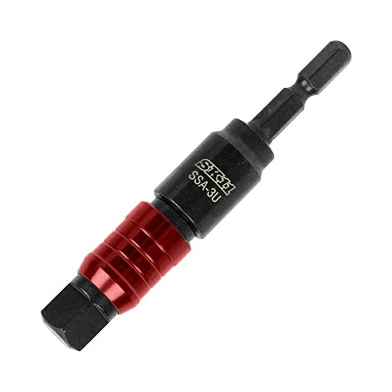 色:レッド 差込角:3/8(9.5mm) 首振り角度:20度 規格:6.35mm六角軸 材質:特殊鋼 インパクトドライバー用の首振りソケットアダプター 【用途】 インパクトドライバー等に装着して、各メーカーのソケットを使用 【特長】 ・壁際...