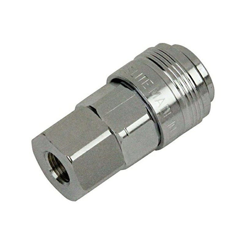 仕様:汎用エアソケット、適合サイズ:Rc1/8 商品サイズ:45.2×23mm、重量:72g 適用流体:空気、最高使用圧力:1.5MPa 同一商品:4977292436748(SK11・DSLソケットL1F・S-OL21FL090) 本体:...