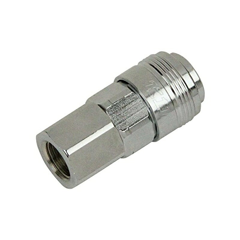 用途:汎用エアソケット 接続ねじ:めねじRc1/4、サイズ:50.7X23、重量:78g 適用流体:空気、最高使用圧力:1.5MPa 同一商品:4977292436755(SK11・DSLソケットL2F・S-OL22FL100) 本体:鋼鉄...
