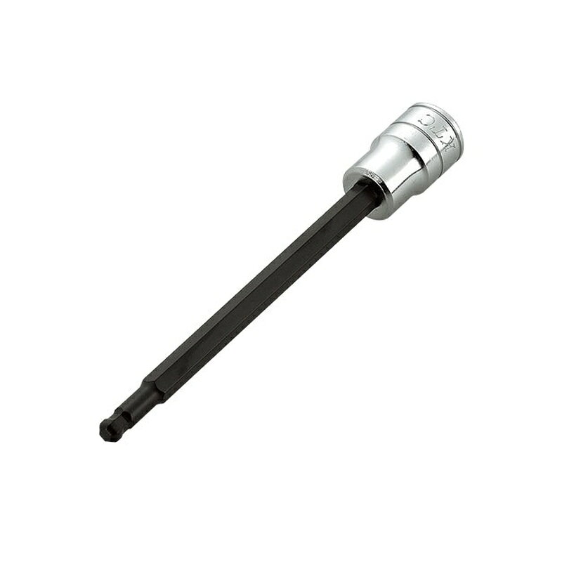 リペアキットにより、先端ビットの交換が可能です。 用途 六角穴付ボルト(キャップスクリュー)を締緩する為のレンチ。 ビット部は差込式で、交換が可能です。 ボールポイント形状の為、ボルトに斜めからアクセスが可能です。 差込角側は応力の集中を防...