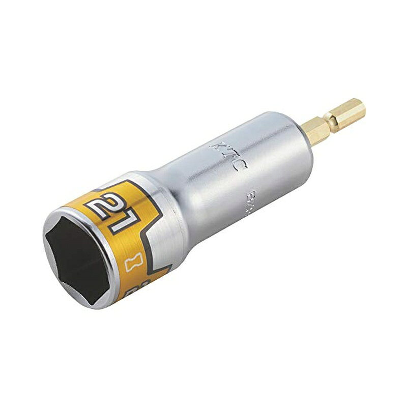 口径サイズ:21mm、差込角:6.35mm 口径形状:六角 全長:101mm、重量:151g 仕様:インパクトレンチ(18Vバッテリー)対応 材質:特殊工具鋼 ビットにKTC独自の難攻不落機構を採用することで、破損しても先端部分の落下を防止...