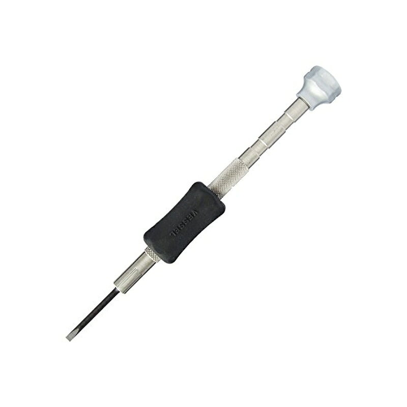 【用途】 精密機器・カメラ・時計・メガネ等の組立・修理・分解。 【特長】 ●クッショングリップはハンドルを自在にスライドできるので、使いやすいお好みの位置に移動できます。 ●ローレット加工で細かな回転が行えます。 ●豊富なサイズで多様な精密...