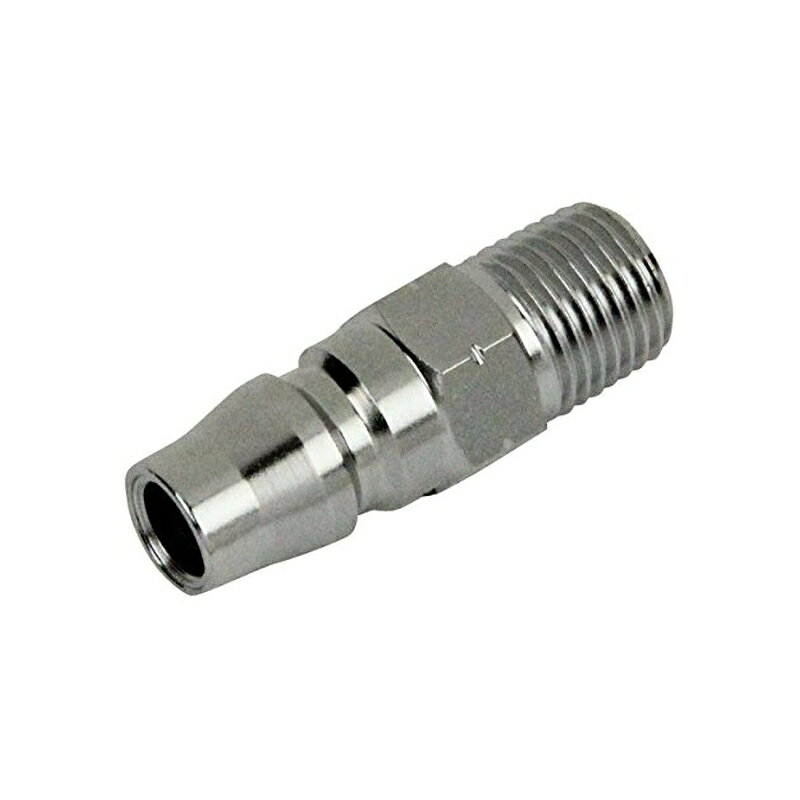 仕様:汎用エアプラグ、適合サイズ:R1/4 商品サイズ:41×14mm、重量:26g 適用流体:空気、最高使用圧力:1.5MPa 本体:鋼鉄・他 エア配管をワンタッチで接続でき、従来品より大幅に小型軽量化、手元や接続部の負担が大幅に軽減でき...