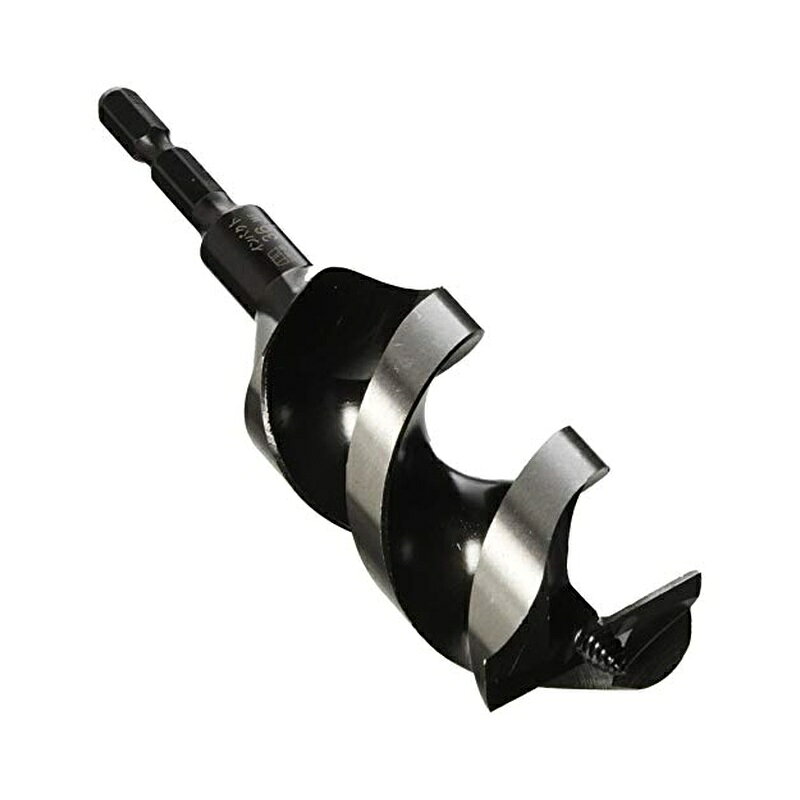 仕様:6.35mm六角軸 全長×ネジ丈:140×90mm 適用材:一般木材 適用機種:インパクトドライバ・電気ドリル 適正回転数:3000回転/分以下 材質:普通鋼 手軽さを求めたインパクトドライバ対応のドリル 【用途】 一般木材36mm穴...