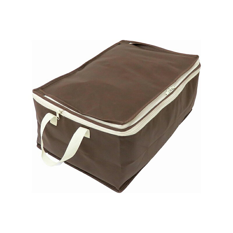 ・収納物の量に合わせて収納袋の高さを2段階に調節できる収納袋です。 ・そのままだと薄手の夏物衣類の収納、ヒミツのファスナーを開けると高さが伸びるので、かさばる冬物衣類も収納できます。 ・素材は通気性に富むためカビがつきにくく、保管に便利です...