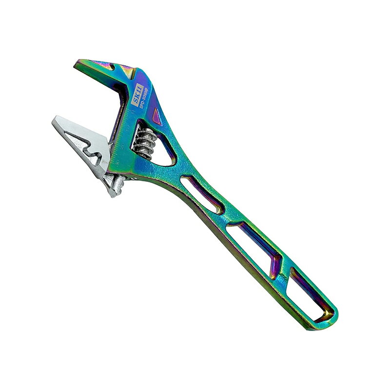 六角ボルト・ナットの締付け、緩め作業に。 幅厚ハンドルは力を掛けても手への当たりが優しく、作業中の安定感も抜群です。 口を大きく開いた時もあごの出っ張りが少なく、狭い場所にも便利です。 最大口幅：30mm 商品写真は、 お使いのモニター設定...