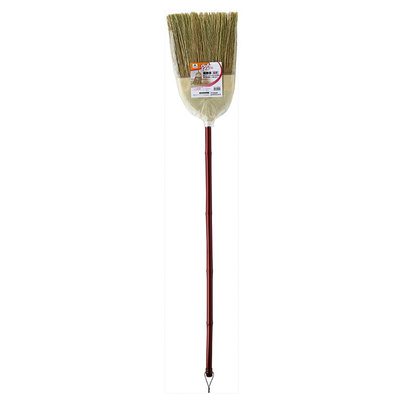 ●弾力としなりがある天然草で畳や床を優しく掃けます。 【商品仕様】 使用サイズ：W300mm／D30mm／H1330mm 使用重量：390g 原産国：タイ 材質／成分／仕様：ハンドル（キャップ）／ポリエチレン、ハンドル（柄）／竹（塩化ビニル...