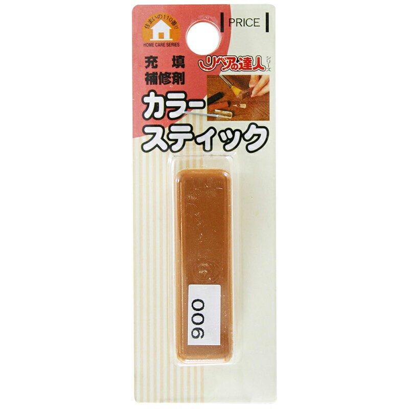 ＜リペアの達人 カラースティック 006 あらゆるキズの補修セット専用 補充用 RAS-6＞ ●「あらゆるキズの補修セット専用の補充用　単品カラースティック」になります。 ●フローリングや木製家具平面のへこみ、欠け、割れ、ひっかきキズ補修に...