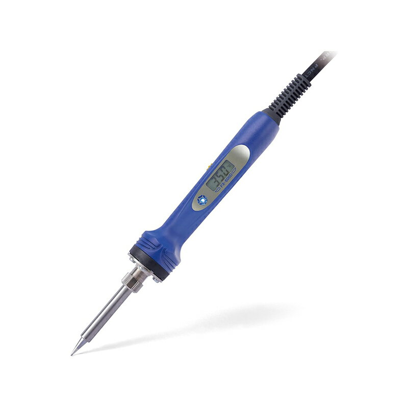 デジタル制御により、200℃から540℃まで1℃単位で温度設定が可能です。 豊富なこて先形状により、用途や条件に合ったこて先を選択できます。 握りやすいグリップです。 ヒーター：セラミックヒーター 電源コード長さ：1.5m 電源(V)：AC...