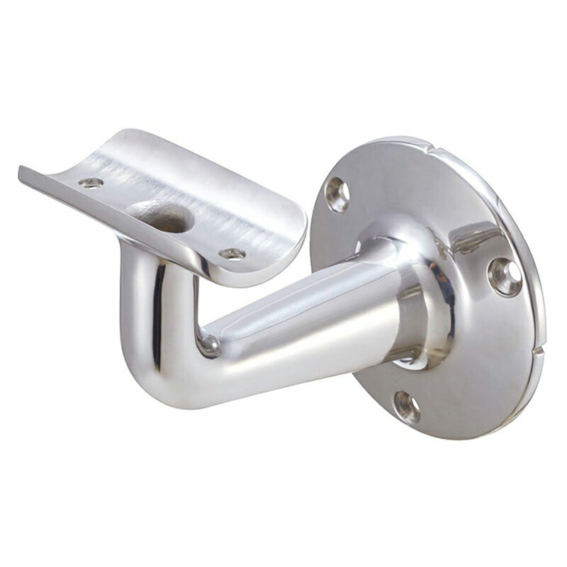 ＜マツ六 ECLE ステン32 ブラケット横型 太さ32mm用 手すり部材 EL-827＞ ●壁付け用横型ブラケットです。 【商品仕様】 材質：ステンレスSCS13（SUS304相当）　仕上げ：鏡面バフ仕上げ 付属品：YUS550＋皿タッピ...