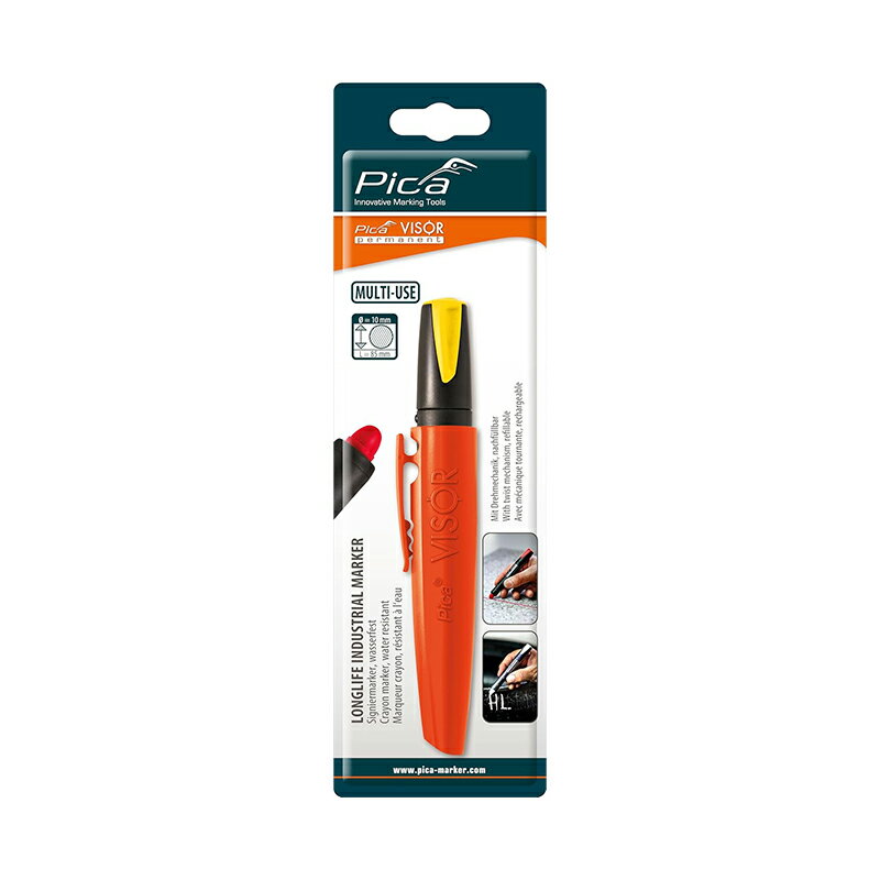 水分を含んだあらゆる素材の表面にもマーキング出来ます。 油分を含んだ面や粗面にもマーキングし易いです。 マーキングは長時間持続します。 芯は交換式で経済的です。 芯は乾燥しにくく長く使用できます。 回転式でリップのように素早く芯出しを調整で...