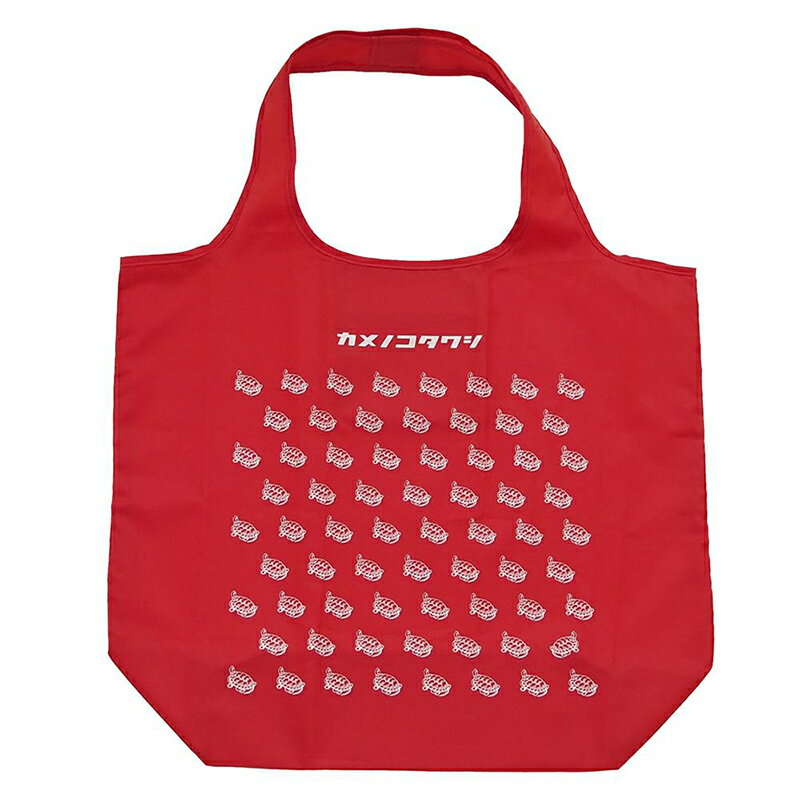 ＜亀の子束子西尾商店 カメノコ マルシェトート レッド 大型 エコバッグ＞ ●カラフルなオリジナルマルシェトート ●亀たくさんプリントのカラフルな大型エコバッグです。 ●使いやすい形状と亀たくさんの柄が好評だった、タイベック製マルシェトート...
