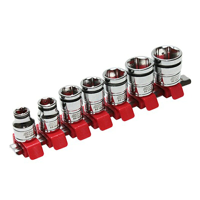 ＜藤原産業 SK11 ボルトキャッチソケットセット 六角ボルト・ナットの締付け 緩め作業 SHS307BC＞ 【用途】 六角ボルト・ナットの締付け、緩め作業。 【機能・特徴】 片手作業もスムーズで、奥まった場所での作業に便利です。 新型ソケ...