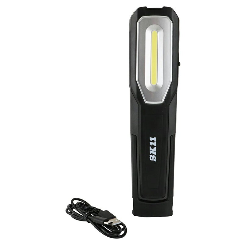 ＜藤原産業 SK11 充電式 LED スイベルライト ハンディタイプ LEDライト SLW-500DMS＞ 【用途】 レジャー、点検、作業、夜間時の照明。 【機能・特徴】 メインライトのみ明るさを無段階調節でき、作業や場所に合わせて明るさを...