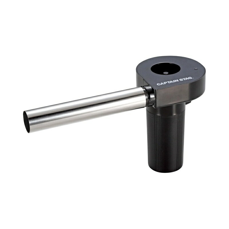 バーベキュー・焚き火の火起こしに最適な電動送風機。 手に入りやすい乾電池を使用するタイプで、充電の手間いらず。 ロングノズルで安全です。 製品サイズ(約)：幅75×奥行120×全長200mm 重量(約)：130g 材質（品質）：本体：ABS...