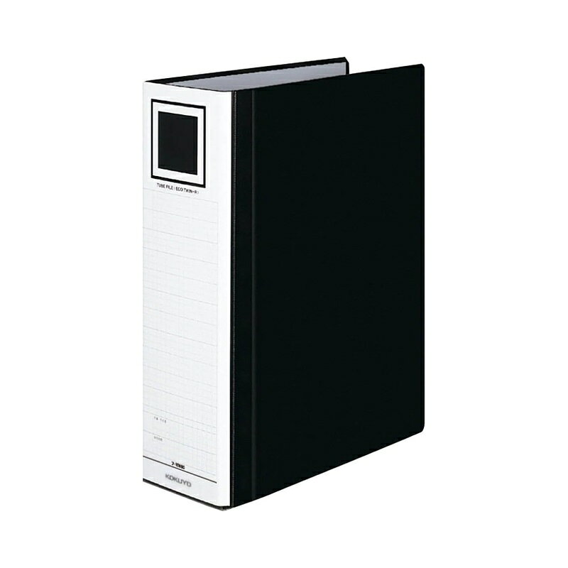 ●とじ具は脱着可能で表紙が傷めば別売の新しい表紙と交換が可能です。 ●とじ具を外した表紙は、保存文書用のファイルの表紙として再使用できます。その際、タイトルの書き直しが不要です。　 ●チューブファイル〈エコツインR〉は、左右どちらからでも書...