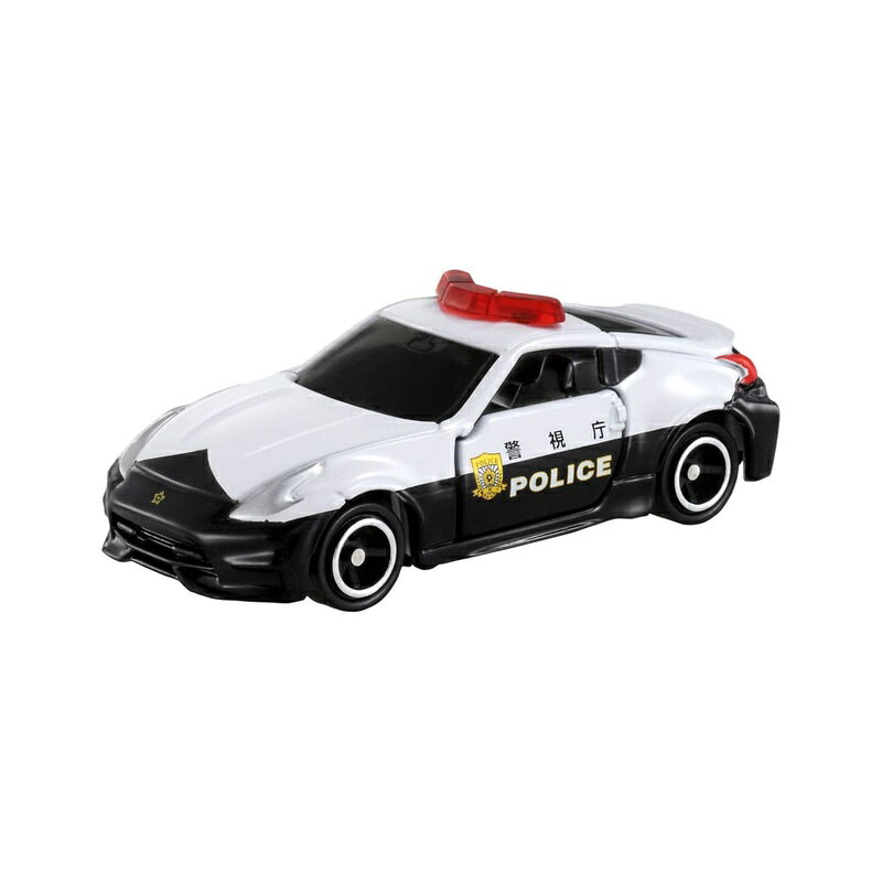 日産フェアレディZのパトロールカー仕様がトミカに登場！ サスペンション/左右ドア開閉 車体のメインカラー：ホワイト系(お子様にお伝えする目安の色) パッケージサイズ:W78×H41×D39mm 対象年齢:3歳〜 商品写真は、 お使いのモニタ...