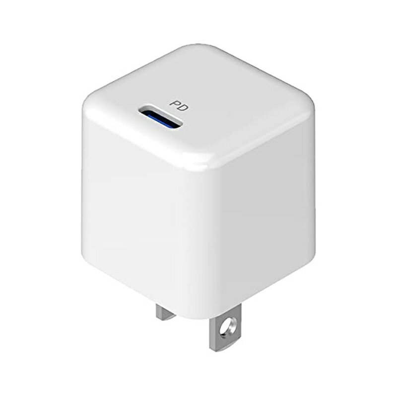 Power Delivery対応端末を高速充電可能。 55W×180H×50Dmm 55g ●USB PDチップセット内蔵で、PD(Power Delivery)対応端末を高速充電可能なAC充電器。 ※PD充電はPD20Wに対応したケーブル...