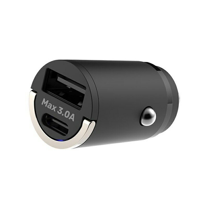 ●車のDCソケットをUSB-AとType-Cの2ポートのUSB電源に変換。 ●車のDCソケットのキャップが閉まる超コンパクト設計。 ●最大出力合計15W（5V3A）。 ●DCソケットから本体を抜き出しやすい合金製の取っ手構造。 ●暗い状況で...