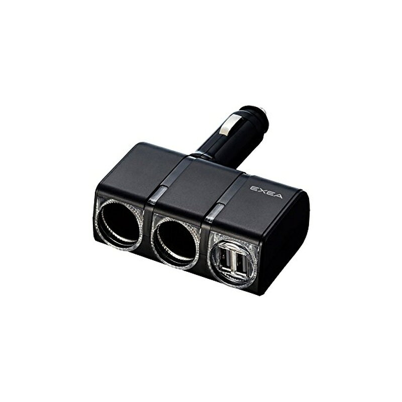 ●12V/24V車対応の2連ソケットと5V/2.4A(合計最大)をUSB2ポートに分配したソケットです。 ●USBポートは接続した機種を自動で判別し、機種に合った電流で最適な充電を行う自動判別機能を採用しています。 　各ポートで独立した制御...