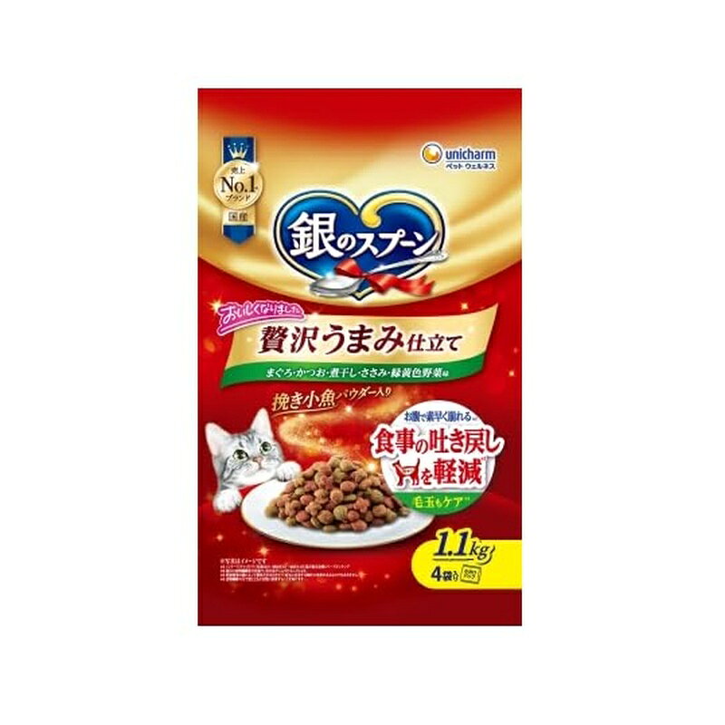 ●お魚の旨みギュッと 栄養成分 タンパク質:30.0%以上,脂質:9.0%以上,粗繊維:9.0%以下, 粗灰分:8.0%以下,水分:10.0%以下 カロリー 約340kcal/100gあたり 原産国 JAPAN 適応年齢 成猫 用途 総合栄...
