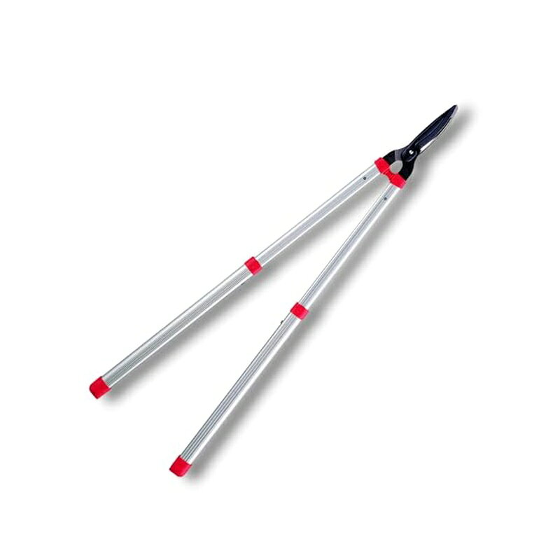 直径15mmの枝をカットする強力タイプ。3段階伸縮式。 ● 製品重量：930g ● パッケージサイズ／縦：705mm横：200mm高さ：28mm ● パッケージ重量：945g ● 生産国：日本 ● 材質：本体：高炭素刃物鋼、柄：アルミ、AB...