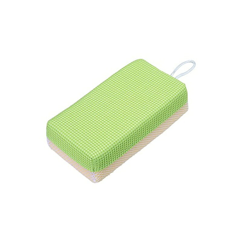 ●用途に応じて表裏の使い分けができる1つ2役のバス用スポンジです。 ●グリーンのクロス面は超極細繊維。キズをつけずに水だけでも汚れをすっきり落とします。 ●裏面はポリエステルネット。洗剤を含ませたときの泡立ちがよく、汚れ落ちもよいネットです...