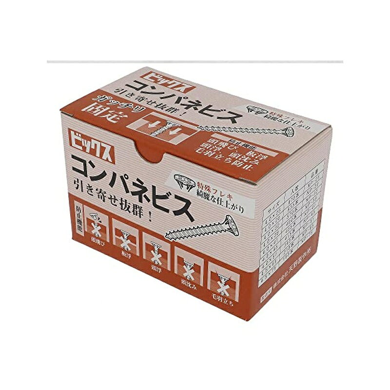 ●サイズ:4.0×38 ●材質は鉄で、クロメートめっき。 ●頭浮きがなく、コンパネ施工が、スムーズに出来ます。 ●ドライバー2番。 ●硬いコンパネ、木材のふし、合板などに使用。 商品写真は、 お使いのモニター設定、お部屋の照明等により実際の...