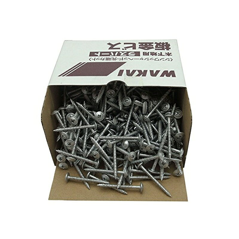 ●板金役物・樋受け金具、木材 仕様 ●寸法(mm)d：4.2 ●全長(mm)：42 ●ねじ部長さ(mm)：37 ●頭部径(mm)：10 ●色目：シルバー ●頭部形状：シンワッシャー ●ねじタイプ：ハイ＆ロー ●箱入 材質 ●鉄 商品写真は、...