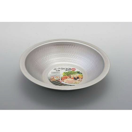 サイズ： 33cm 材質： アルミニウム合金 重量：770g 満水容量：3.4L 製造国：日本 内容量：1個 IH・ガス火兼用です。 アルミ製なので軽量で扱いやすい。 ※商品の改訂等により、パッケージデザイン・内容等は予告なく変更される場合...