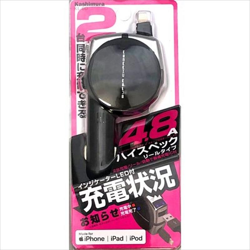●【メーカー】:カシムラ(Kashimura) ●【ブランド】:カシムラ(Kashimura) ●【入力電圧】:DC12V/24V　マイナスアース車 ●【出力電圧】:DC5V ●【出力電流】:合計最大4.8A(4800mA) *商品の改定等...