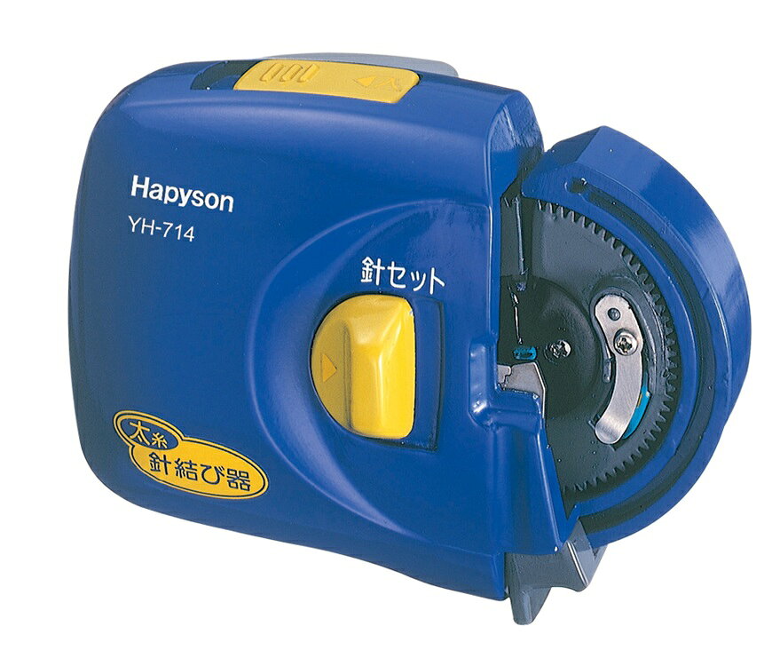 ●【メーカー】:ハピソン(Hapyson) ●【ブランド】:ハピソン(Hapyson) ●【使用電池】:アルカリ乾電池単4形 x 2本（別売） ●【電池寿命】:約100本のライン結びが可能 ●【適合針】:伊勢尼9〜15号 / ヒラマサ針10...