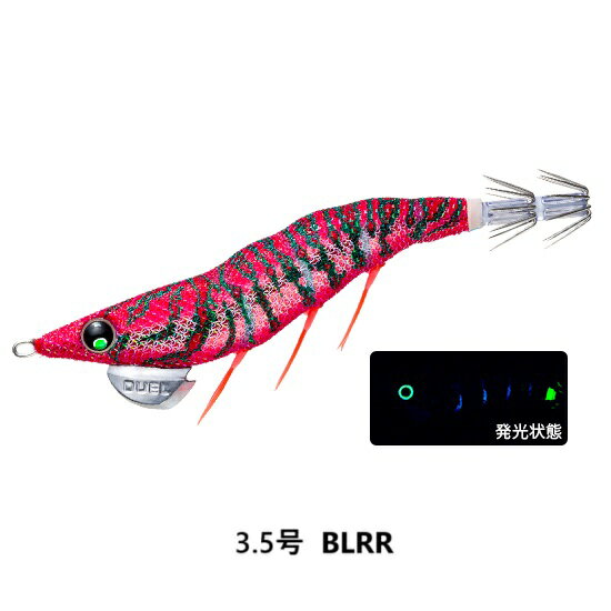 ●【メーカー】:DUEL(デュエル) ●【ブランド】:イージーQ ダートマスター ●【サイズ】:3.5号 ●【カラー】:BLRR(ブルー夜光レッドレッド) ●【重量】:19g ●【沈下速度】:約3.2 s/m ● 癖がなく扱いやすいトータル...