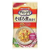 良質な国産鶏肉を調理したおいしいレトルトパウチの一般食です。 ワンちゃんの大好きなそぼろ煮仕立てです。 さつまいも、インゲンを使用しています。 内容量　 120g(40g×3袋) 原材料　 鶏胸肉、サツマイモ、インゲン、動物性油脂、しょうゆ...