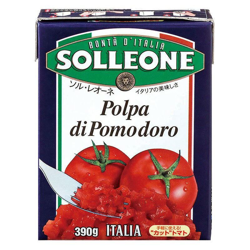 原材料：トマト、トマトピューレ／クエン酸 原産国名：イタリア 容量：390g ダイス・トマトを「エコ・タイプ」の紙パックに充填、保存のしやすさ、使いやすさが特徴です。 ※商品の改訂等により、パッケージデザイン・内容等は予告なく変更される場合...
