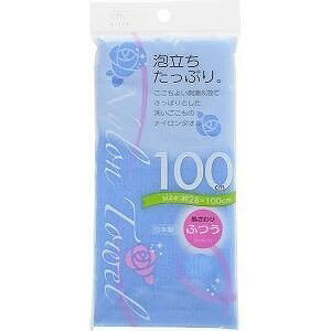 ●材質 ナイロン100% ●サイズ 約28×100cm ●内容量 1枚 ●生産国 日本 泡立ちがよく、さっぱりした洗いごこちのナイロン製ボディタオルです。 少なめのソープでも泡立ちがよく、きめ細かいなめらかな泡で、お肌のうるおいを守りながら...