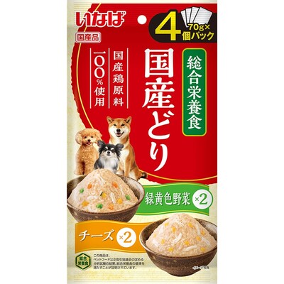 商品説明 国産鶏のペーストにわんちゃんの好きな素材をトッピング。 品質表示 原材料 【チーズ】鶏肉（とりささみ含む）、チーズ、チキンエキスパウダー、タンパク加水分解物、酵母エキス、DHA・EPA含有精製魚油、酵母、増粘安定剤（加工でん粉、増...