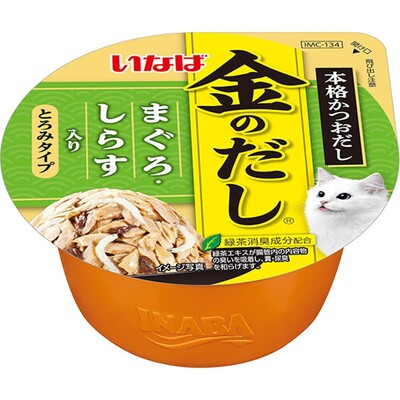 商品説明 本格かつおだしを加えた、風味豊かなとろみタイプ。ビタミンE、タウリン配合で健康に配慮。 品質表示 原材料 かつお、まぐろ、しらす、かつお節エキス、増粘多糖類、ビタミンE、タウリン、緑茶エキス 形状 とろみ 保証成分値 たんぱく質9...