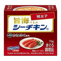 シーチキンの美味しさを引き出す食材を厳選して仕上げた、そのまま味わってほしい一品です。 老舗「かねふく」の明太子を加え、シーチキンの旨みとピリッとした辛みが食欲をそそる濃厚な味わいをお楽しみください。 原材料 きはだまぐろ(インドネシア)、...