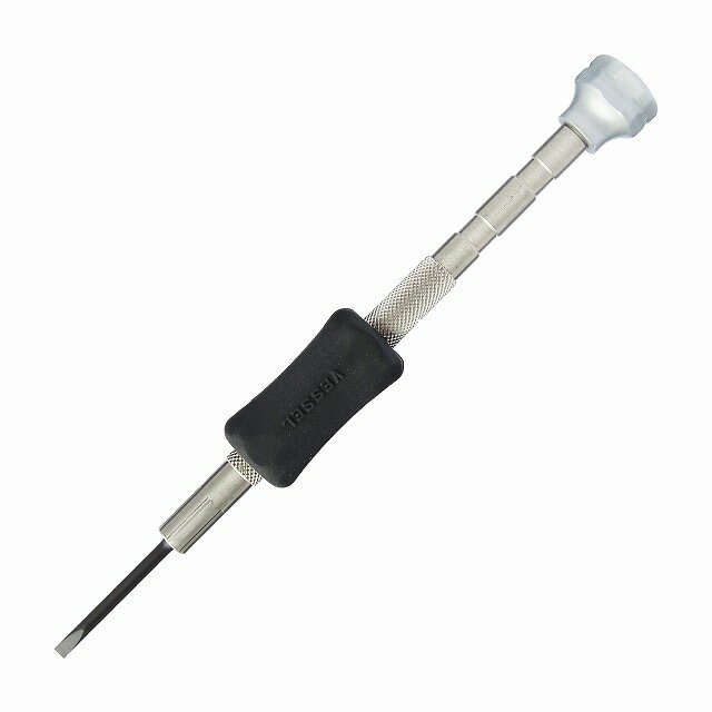 ローレット加工で細かな回転が行えます。 仕様 ●サイズ：(-)1.8mm。 ●軸長：20mm。 ●全長：100mm。 ●クッショングリップ色：黒。 ●環境対策品。 ※商品の改定等により、パッケージデザイン・内容等は予告なく変更される場合がご...