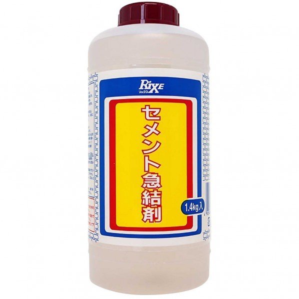 ・【用途】 セメント用混和剤 　　・【容量】 1.4kg ・練り水との調合でセメントを急速に硬化させます。 ■作業開始前に商品取り扱い内容をご確認ください。 ■詳細　商品パーケージ記載の説明書きをご確認ください。 ※商品の改訂等により、パッ...