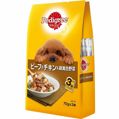 【商品説明】 ・愛犬に必要な栄養がきちんとつまったバランスの取れた総合栄養食です。 ・愛犬の大好きな旨みたっぷりのビーフとチキンに、ビタミン豊富な緑黄色野菜を加えました。 【商品仕様】 〇原材料：肉類（チキン、ビーフ）、野菜類（にんじん、い...