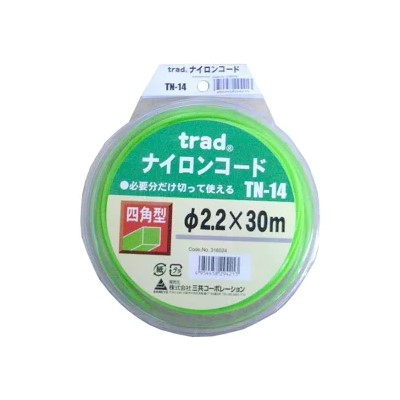 ●樹木のまわり・壁ぎわ・コンクリートまわりの草刈りに。 ●鋭い切れ味で安全性・耐久性に優れ、作業能率アップ！ ・サイズ：2.2mm×30m ※商品の改訂等により、パッケージデザイン・内容等は予告なく変更される場合がございます。 ※商品は自社...