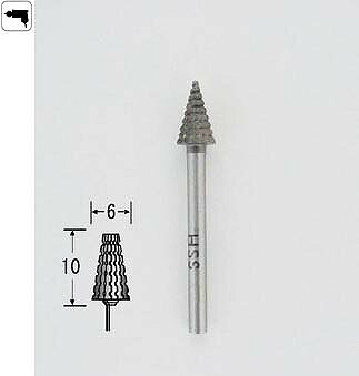 サイズ:直径6mm×長さ10mm 重量:9g 軸径:3mm 材質:HSS材 形状:三角型 ※商品の改訂等により、パッケージデザイン・内容等は予告なく変更される場合がございます。 ※商品は自社店舗販売と在庫を共有しているため、在庫更新のタイミ...