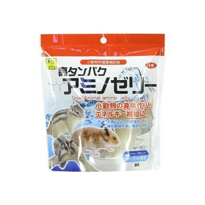 タンパク質を含めた栄養が、身体に優しく、効率よく摂取できるように、消化吸収が良いヨーグルトと大豆ペプチドを配合した栄養補助食品です。 シマリスやモモンガ、ハムスター等、タンパク質を必要とする小動物の栄養補給をサポートします。 ●原材料：液糖...