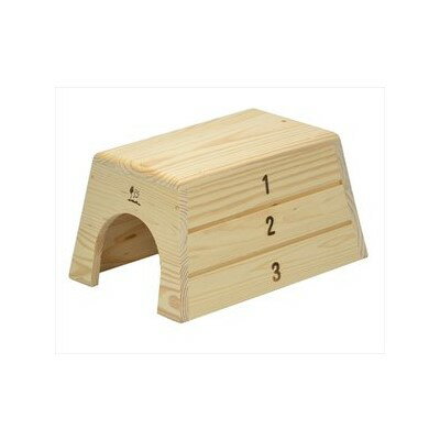 ●もぐりこむのが大好きな小動物用跳び箱モチーフの木製ハウスです。 ●両サイドに出入り口穴があるので、のぼって、くぐって、楽しめます。 ■サイズ：幅9．5×奥行13．0×高さ7．5cm ※商品の改訂等により、パッケージデザイン・内容等は予告な...