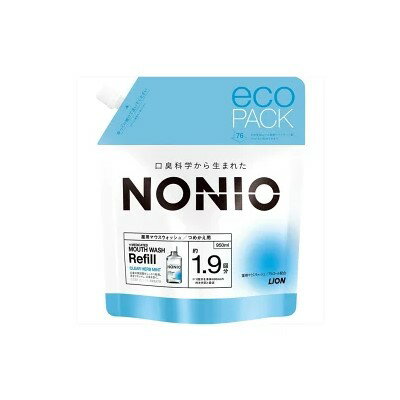 クリアな息をキープできる薬用マウスウォッシュ。 ●口臭原因菌の増殖をおさえ、長時間ニオイの発生を防ぎます。 ●容量950mlつめかえ用パウチ。600ml本体ボトル※約1.9回分(※本体8分目を1回分とした場合)。 ●天然ミント配合。すっきり...