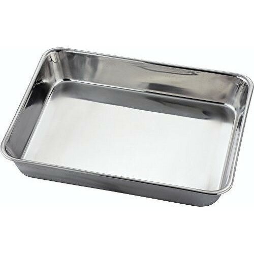 ●仕様 サイズ:267×205×42mm 本体重量:356g 素材・材質:18-8ステンレス鋼 生産国:日本 18-8の高級ステンレス製でさびに強く長持ちです。 清潔にお使いいただけます。 揚げ物の衣つけや油きりに。 ※商品の改訂等により、...