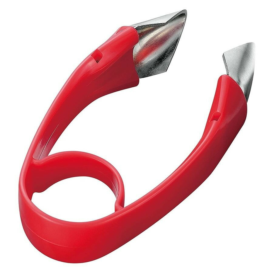 ●仕様 本体サイズ(約):95×50×30mm 重量(約):16g 材質:金属部:ステンレススチール、樹脂部:ポリプロピレン 生産国:日本 食洗機対応 3ステップで手早く、簡単にヘタ取り、芽取りができます。 プチトマト、イチゴのヘタ取りなど...